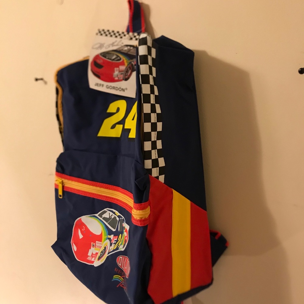 Vintage Jeff Gordon Nascar Backpack Brand New Wtag - Gem